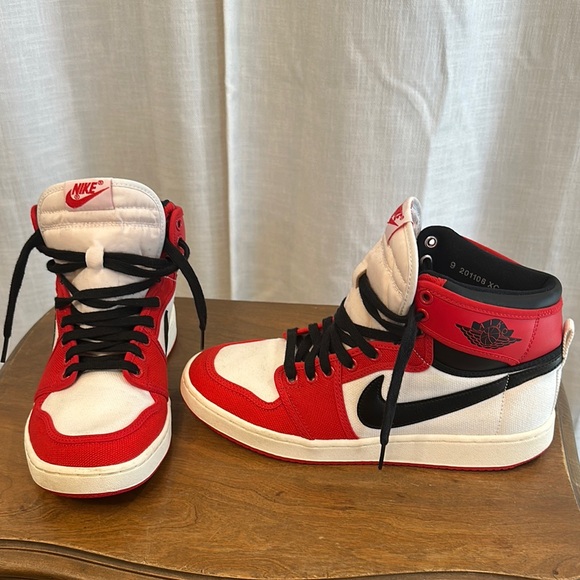 Jordan | Shoes | Jordan Retro Ajko Chicago 221 Red And White Hightops ...